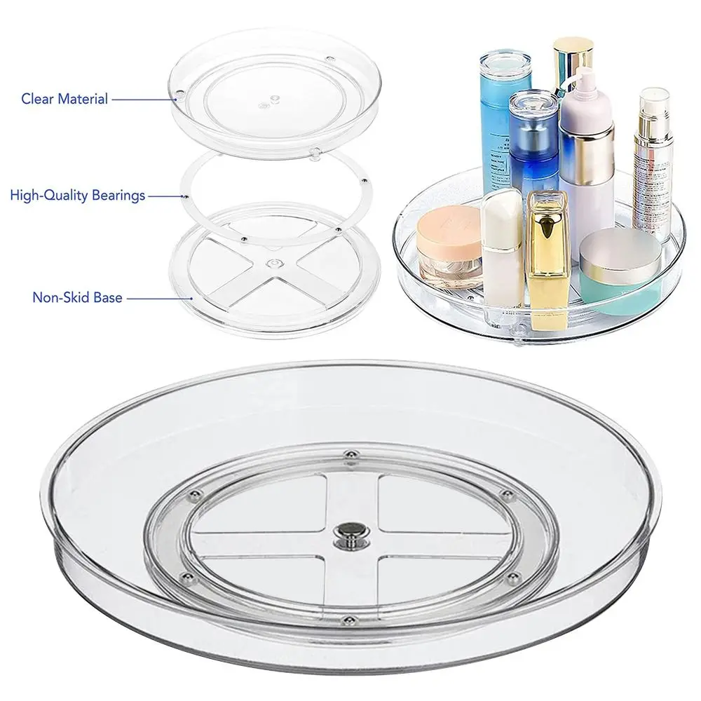 1Pcs-Spice-Cosmetic-Drink-Turntable-Organizer-Transparent-PET-Acrylic ...