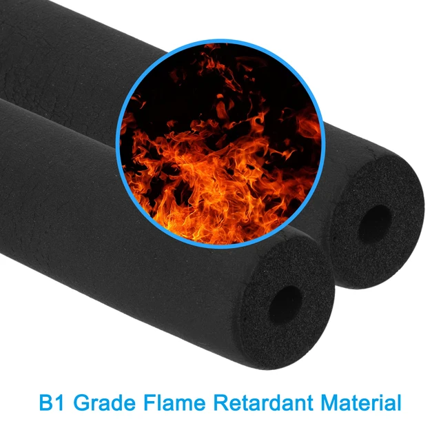 Closed Cell Foam Tube PATIKIL 4mm X 15mm EPDM Tube - 2 Pack 1 Meter ...