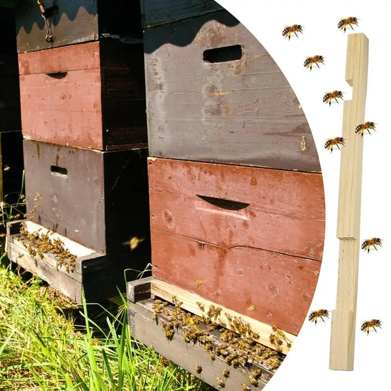 Beehive-Entrance-Reducer-Anti-Escape-Door-Beekeeper-Tool-Wood-Bee-Hive ...