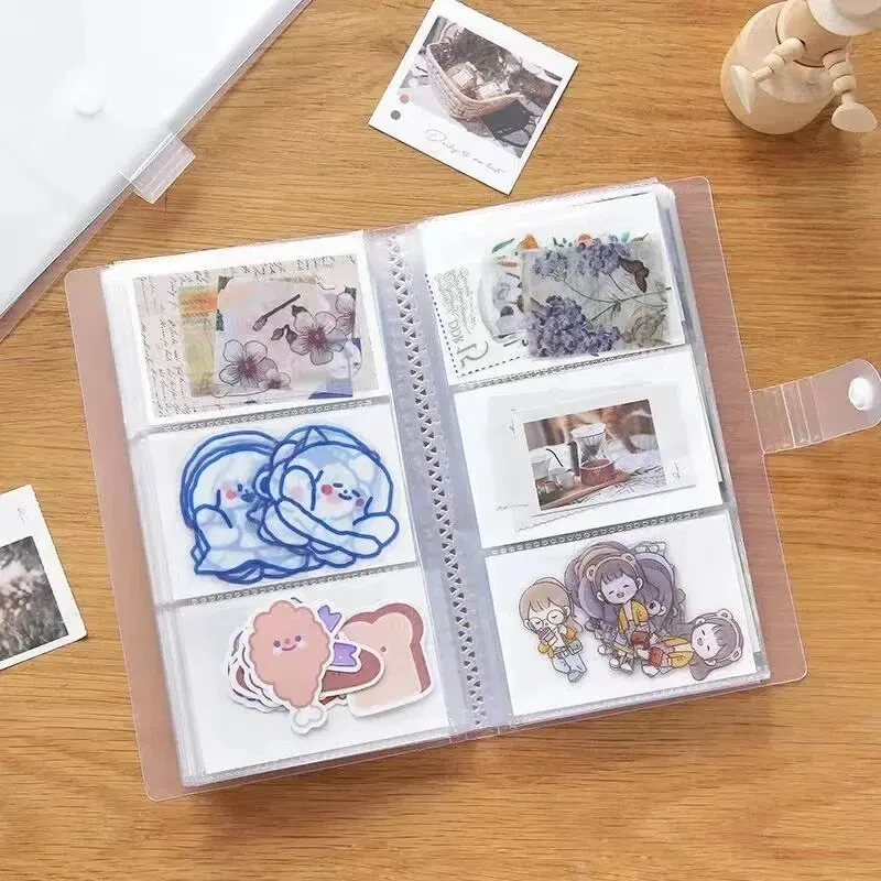 Transparent-Card-Holder-Album-For-Documents-Stickers-Postcards-Business ...