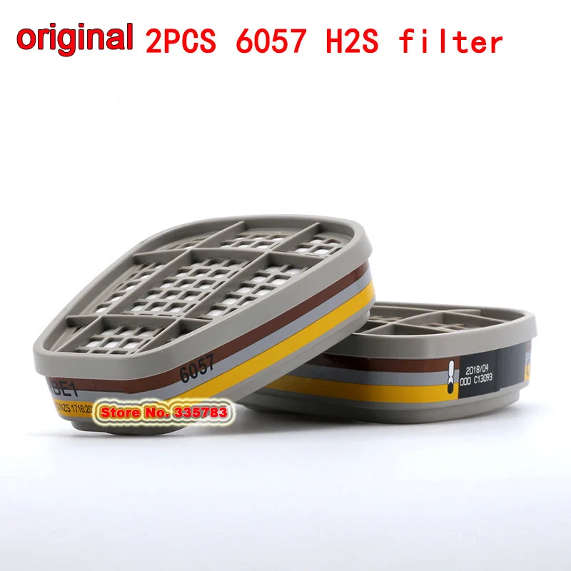6057 gas mask filter Genuine high quality Hydrogen sulfide Organic ...