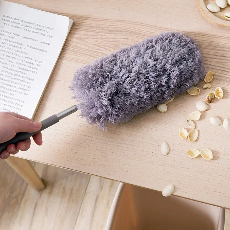 Retractable-electrostatic-duster-microfiber-flexible-duster-household ...