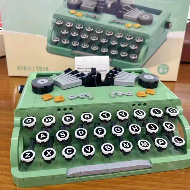 Lego Technic Retro Typewriter Building Blocks Keyboard Toys Bricks ...