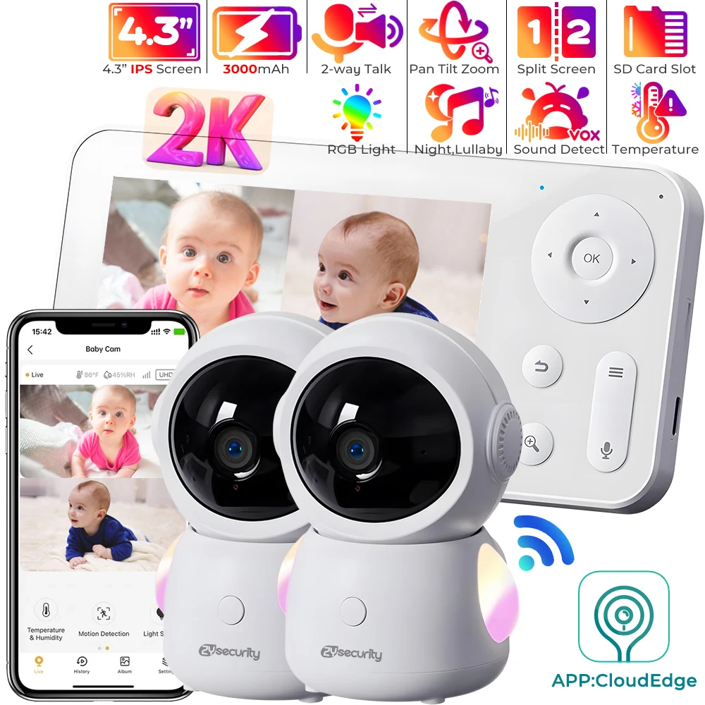 Split-Screen-Baby-Monitor-with-Two-WiFi-Cameras-Baby-Phone-via-App ...