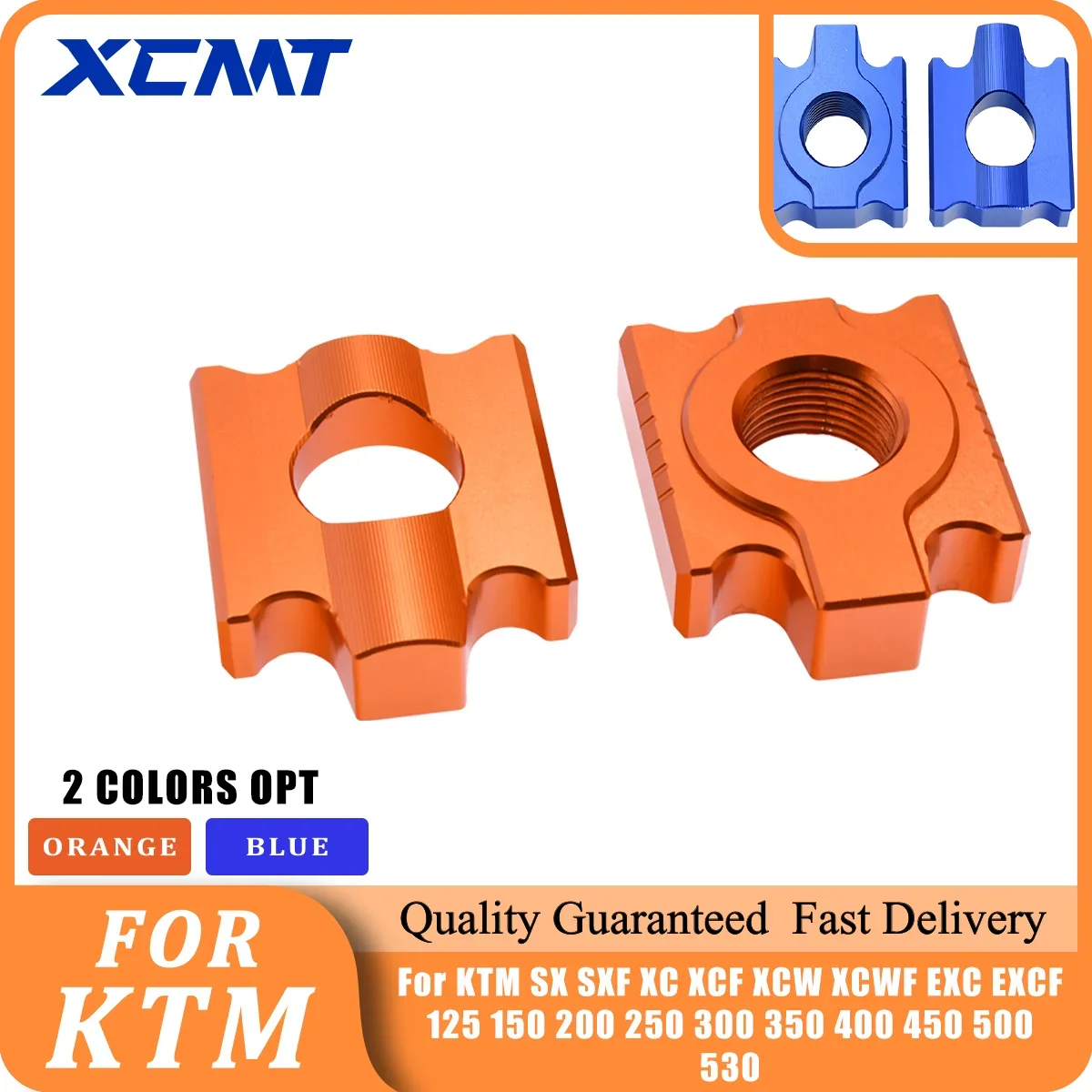 Motorcycle-20mm-CNC-Rear-Chain-Adjuster-Axle-Blocks-For-KTM-125-530SX ...