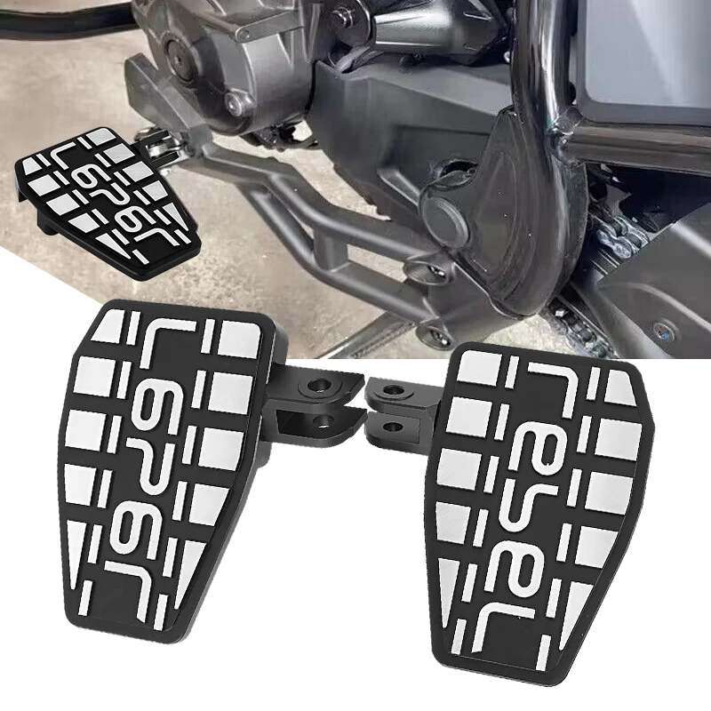 Motorcycle Billet Wide Driver Foot Pegs Pedals Footrest Enlarge Footpeg ...