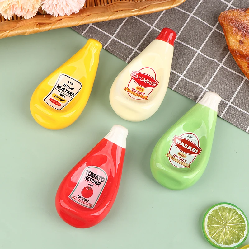 1Pc Creativity Tomato Shaped Plates Soy Sauce Dish Tomato Sauce Dish ...