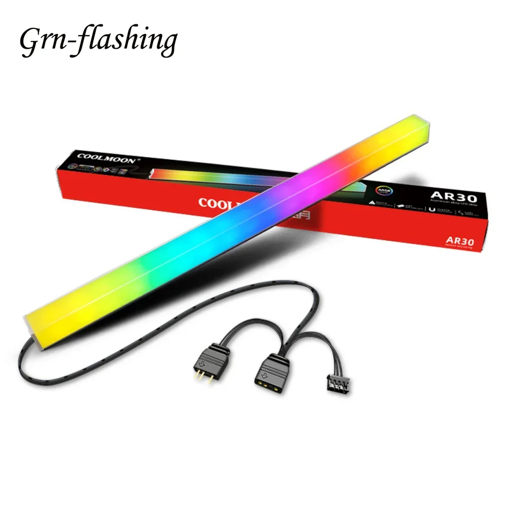 30cm-RGB-PC-LED-Strip-WS2812-Magnetic-Computer-Chassis-Light-Bar-5V ...
