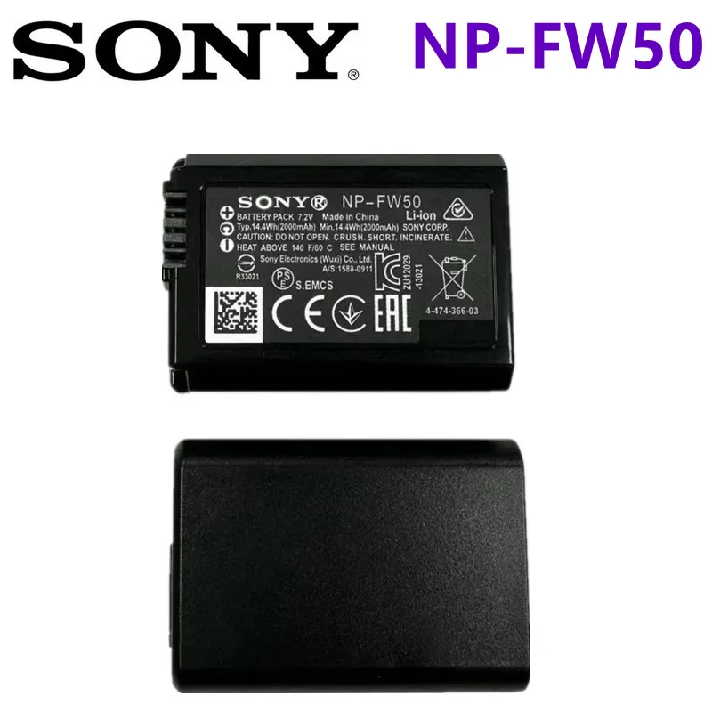 Bateria-original-para-Sony-Sony-NP-fw50-Sony-Alpha-A6500-A6300-A6000 ...