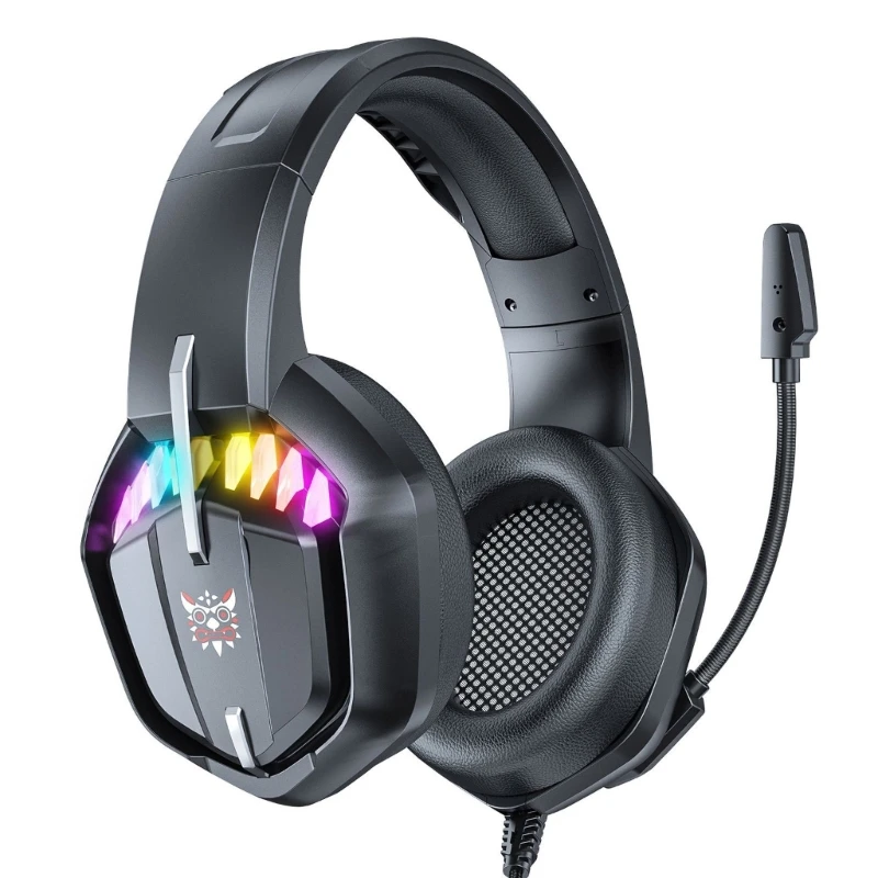 X28 Gaming Headphones With Noise Cancelling Microphone RGB Light 7.1 ...