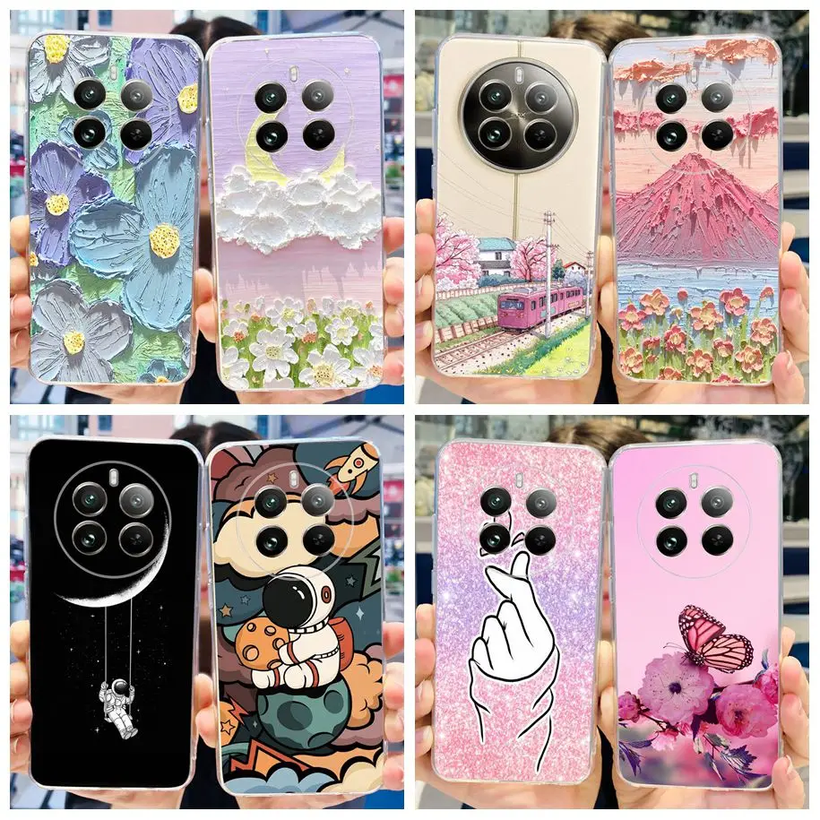 For-Realme-12-Pro-Case-Cute-Astronaut-Soft-TPU-Silicone-Back-Cover-For ...