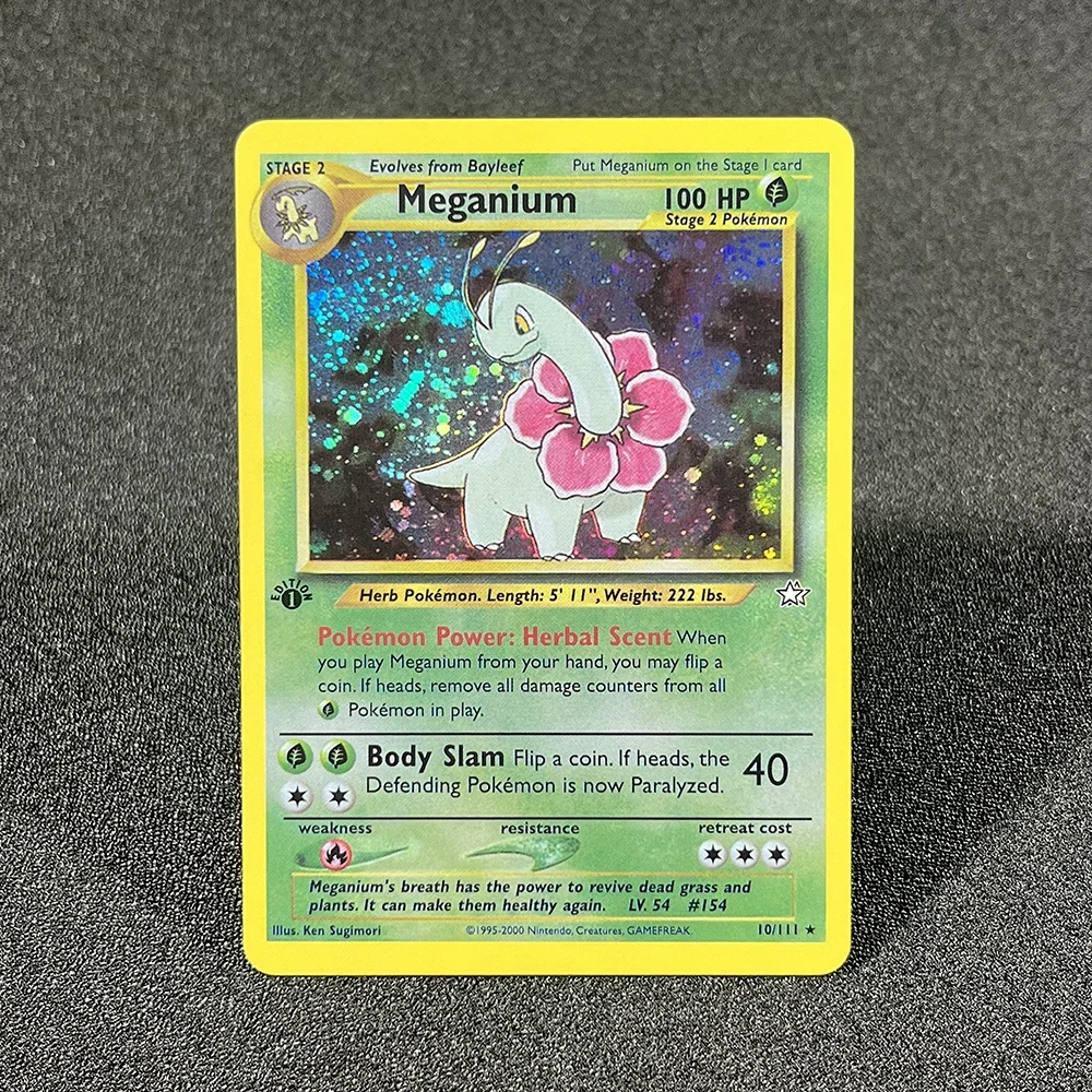 Pokémon Single Cards Neo Genesis Lugia Pichu Steelix Slowking ...