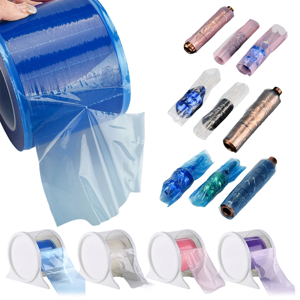 1200Pcs-10x15cm-Waterproof-Tattoo-Clear-Wrap-Membrane-Tattoo-Barrier ...