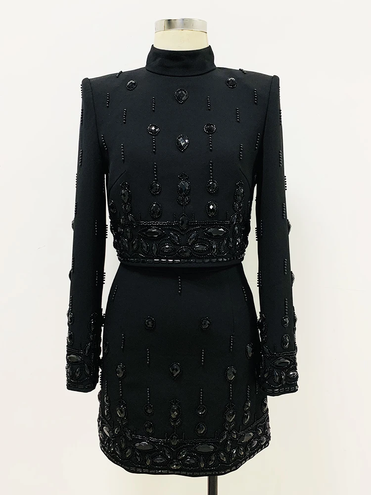 High-Street-Nieuwste-2024-S-s-Designer-Catwalk-Pak-Set-Dames-Stand ...