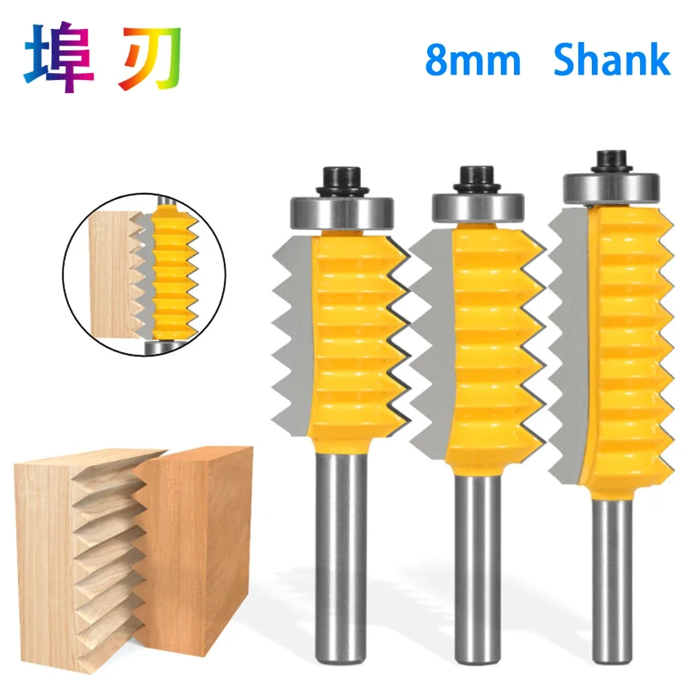 8mm-Shank-Router-Bit-Finger-Joint-Glue-Raised-panel-V-joint-milling ...