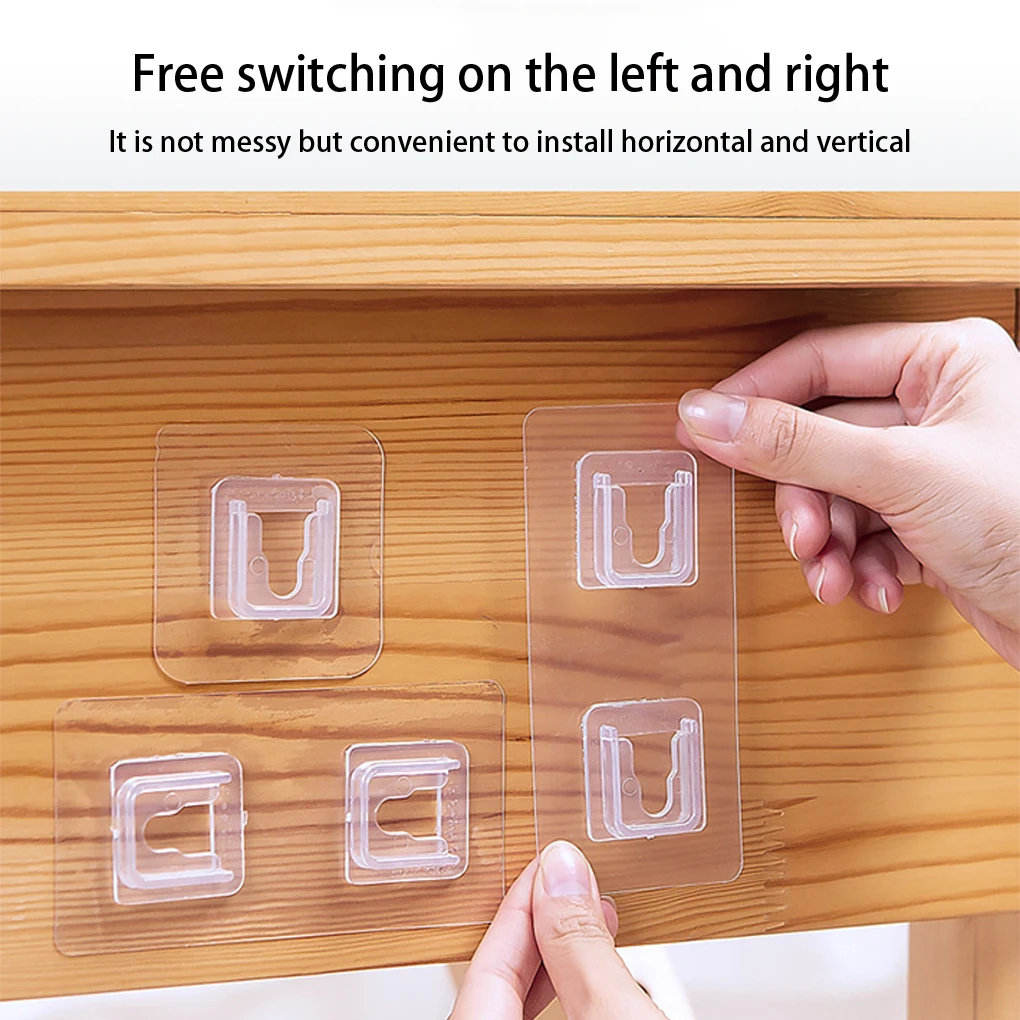 1-Pair-Power-Outlet-Holder-Removable-Socket-Strip-Hanger-Hook ...