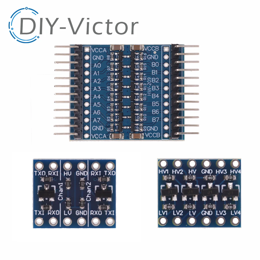 2-4-8-Channel-IIC-I2C-Logic-Level-Converter-Bi-Directional-Board-Module ...