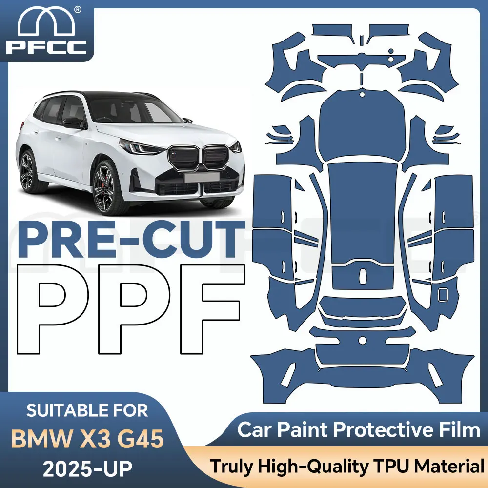 For BMW X3 G45 Sport 30 M50 M Sport 2025 8.5Mil Car Precut Paint ...
