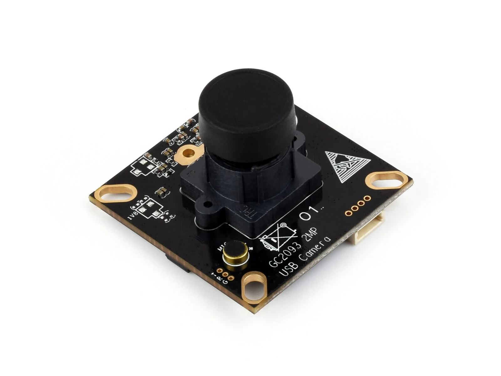 Waveshare GC2093 2MP USB Camera Module, Wide Dynamic Backlight Imaging ...