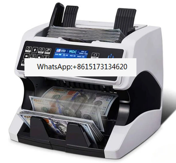 AL-920 Multi-currency Total Vertical Banknote Counting Machine, Dual ...