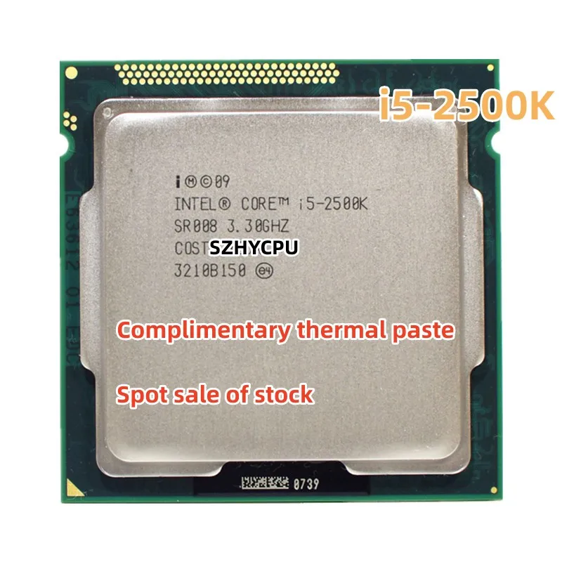 Intel i5 2500K Processor Quad Core 3.3GHz LGA 1155 TDP:95W 6MB Cache ...