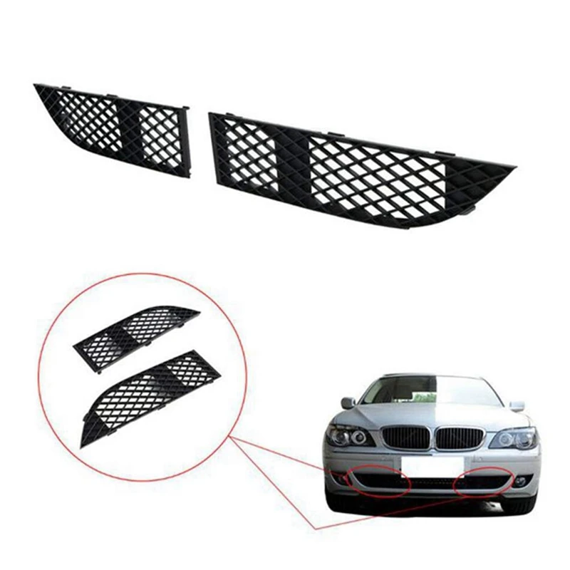 2-PCS-51117135564-51117135563-Bumper-Grille-Mesh-Cover-Lower-Mesh ...