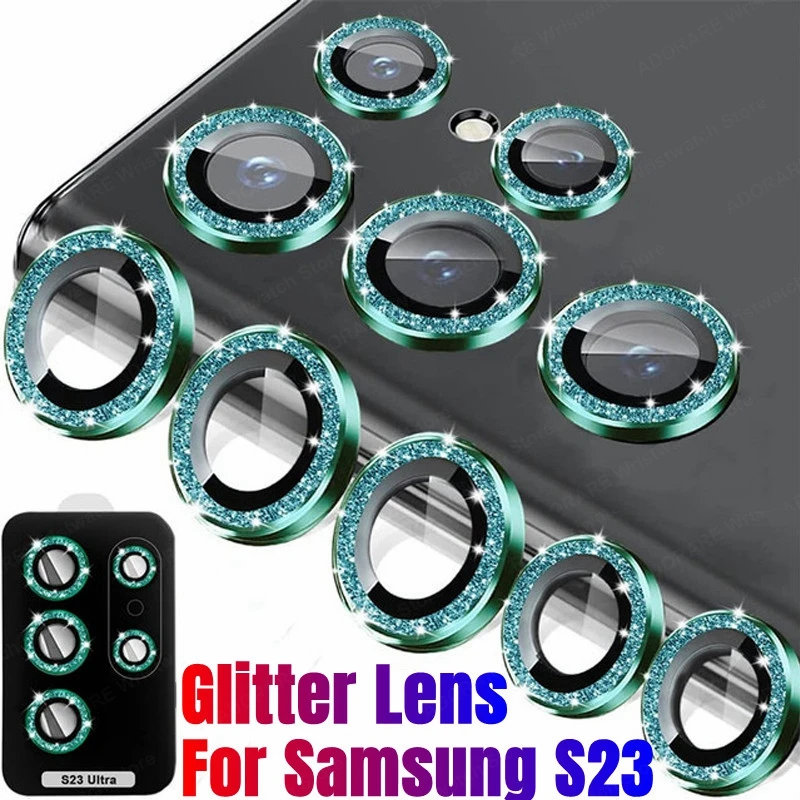 Glitter-Diamond-Lens-Cover-For-Samsung-S24-Ultra-Camera-Screen ...