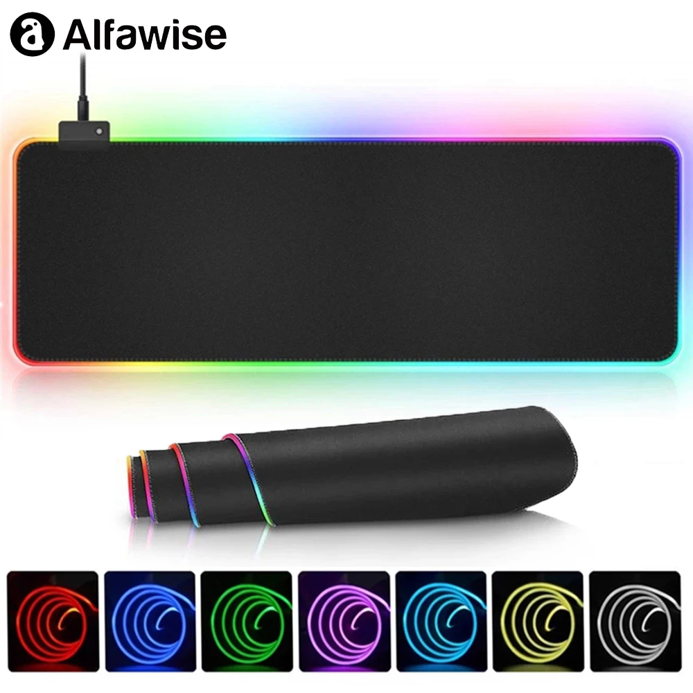 RGB-LED-Light-Gaming-Mousepad-Waterproof-Large-Mouse-Pad-Gamer-Mouse ...