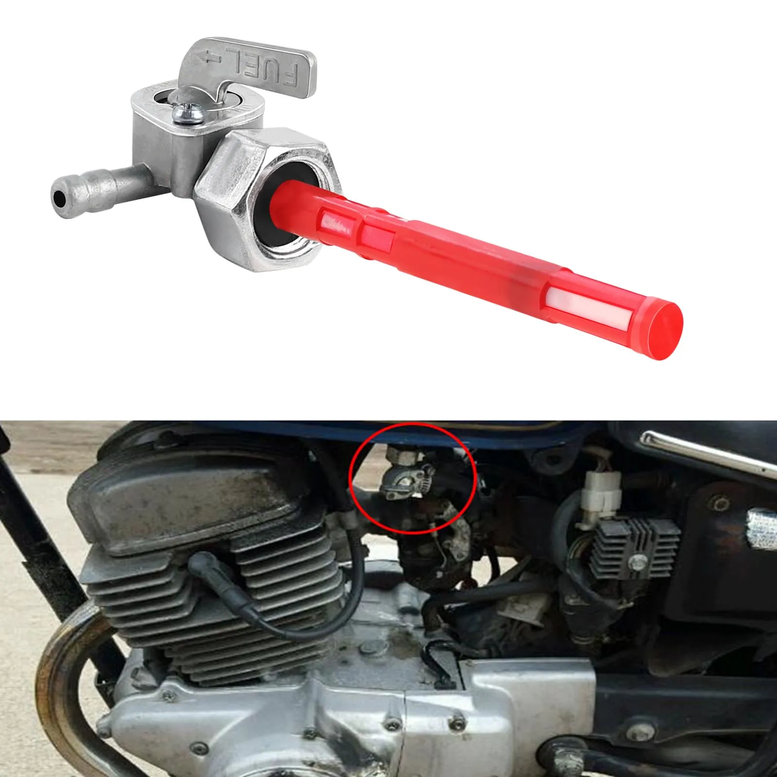 Manual Petcock Replacement Fuel Tank Petcock Switch For Honda CM185T ...