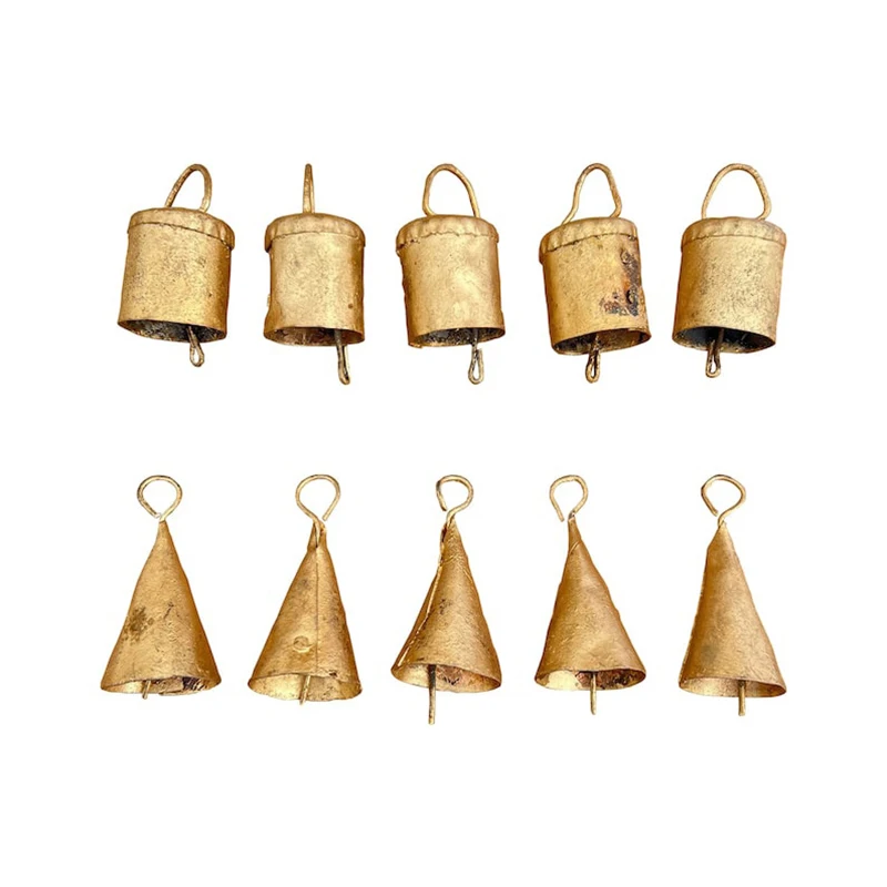 Vintage-Small-Metal-Bells-Christmas-Hanging-Bells-Craft-DIY-Xmas-Tree ...