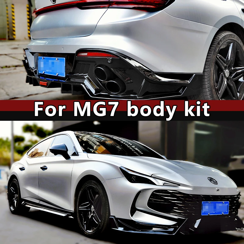 For-MG7-Body-Kit-Carbon-fiber-pattern-Rear-Diffuser-Spoiler-Front ...