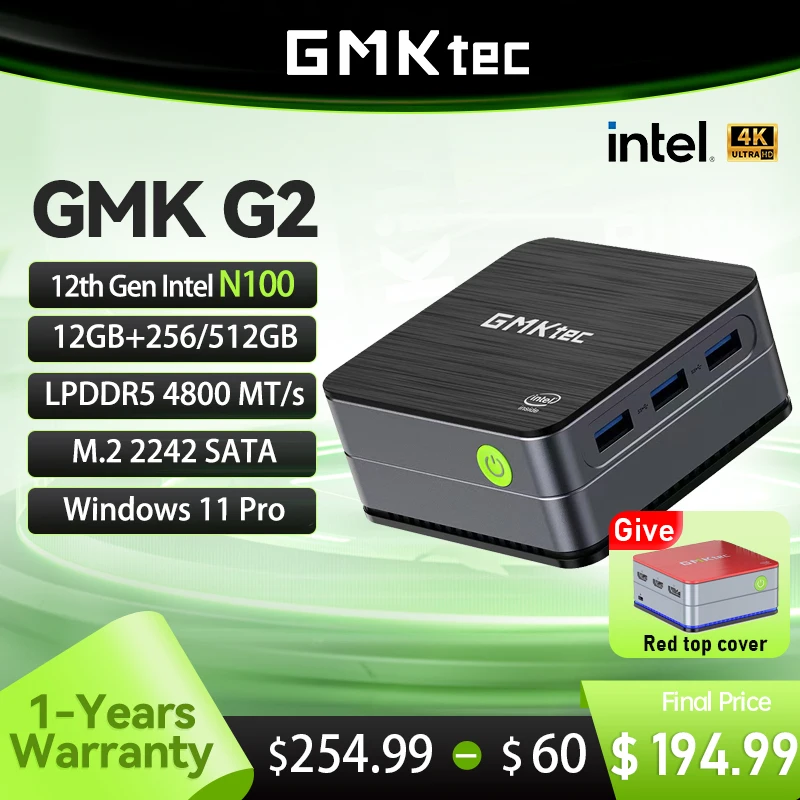 GMKtec-G2-Mini-Computador-Desktop-Windows-11-Pro-Lago-Alder-N100-Intel ...