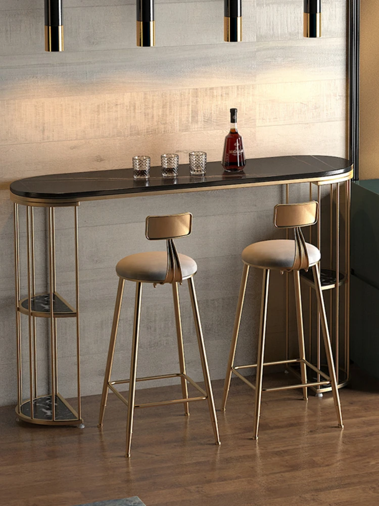 Custom-bar-table-home-high-table-living-room-partition-bar-creative ...