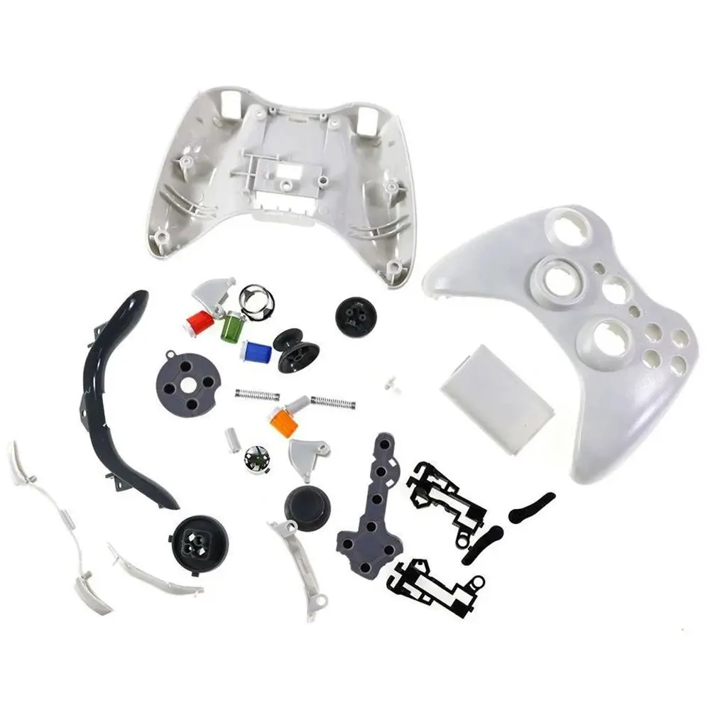 Wireless-Controller-Case-Cover-Kit-Thumbsticks-for-Xbox-360-Gamepad ...
