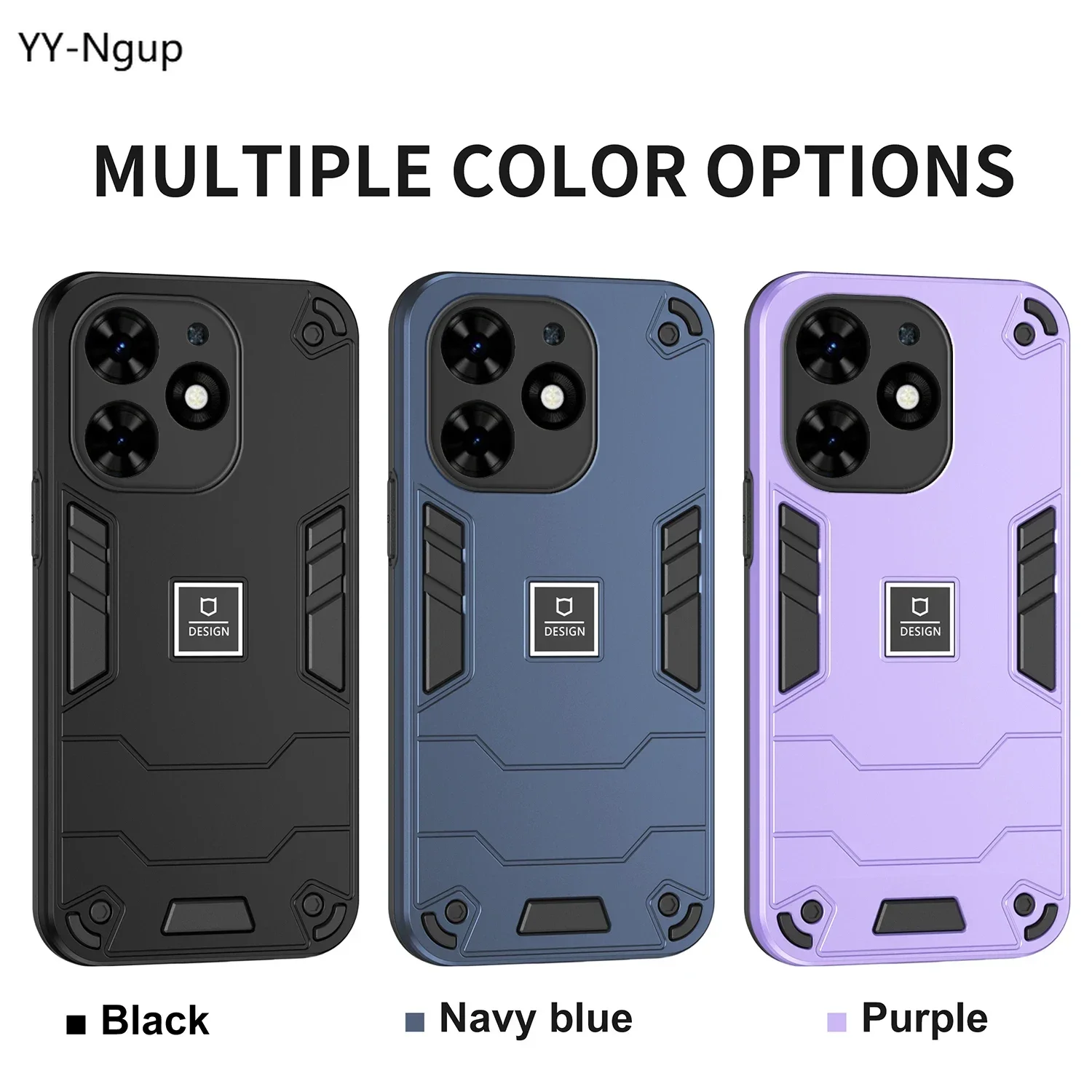 Luxury Protective Bumper Hard Back Phone Case Cover for SPARK 10C (Blue)