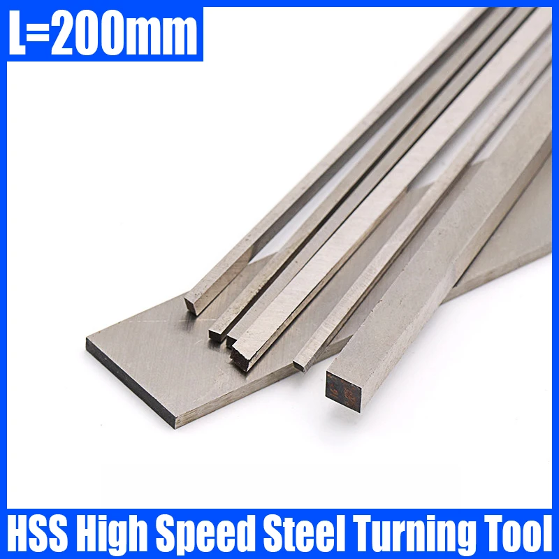 1PC-L-200mm-HSS-High-Speed-Steel-Turning-Tool-CNC-Lathe-Turning-Tool ...