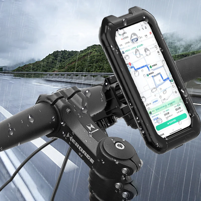 Bike-Phone-Mount-Waterproof-Motorcycle-Phone-Holder-Handlebar-Mount ...