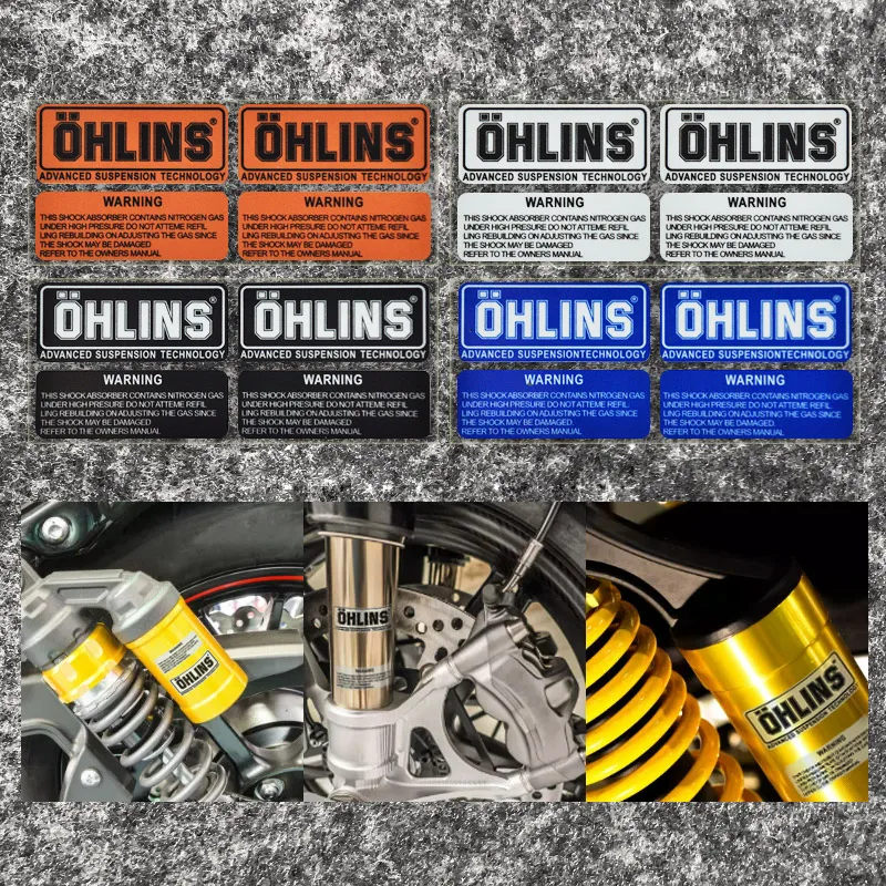 Reflective-OHLINS-Racing-Suspension-shock-Motorcycle-Accessories-Decal ...