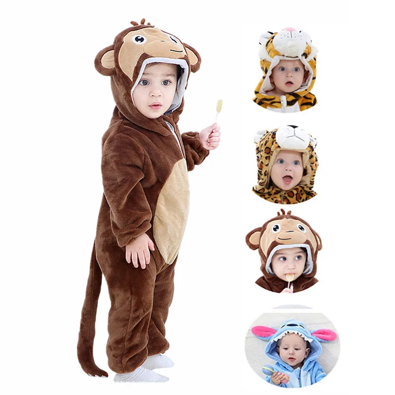 Baby-Monkey-Animal-Bodysuit-Unisex-Baby-Tiger-Costume-Winter-Autumn ...