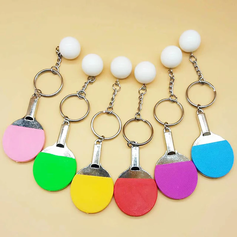 100pcs-Lot-Colorized-Table-Tennis-Keychain-Ping-Pong-Keyring-Ball-Key ...
