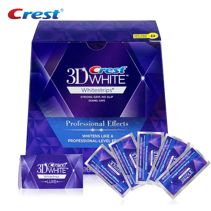 3D White Teeth Whitening Strips Professional Effects Whiten Tooth Tool ...