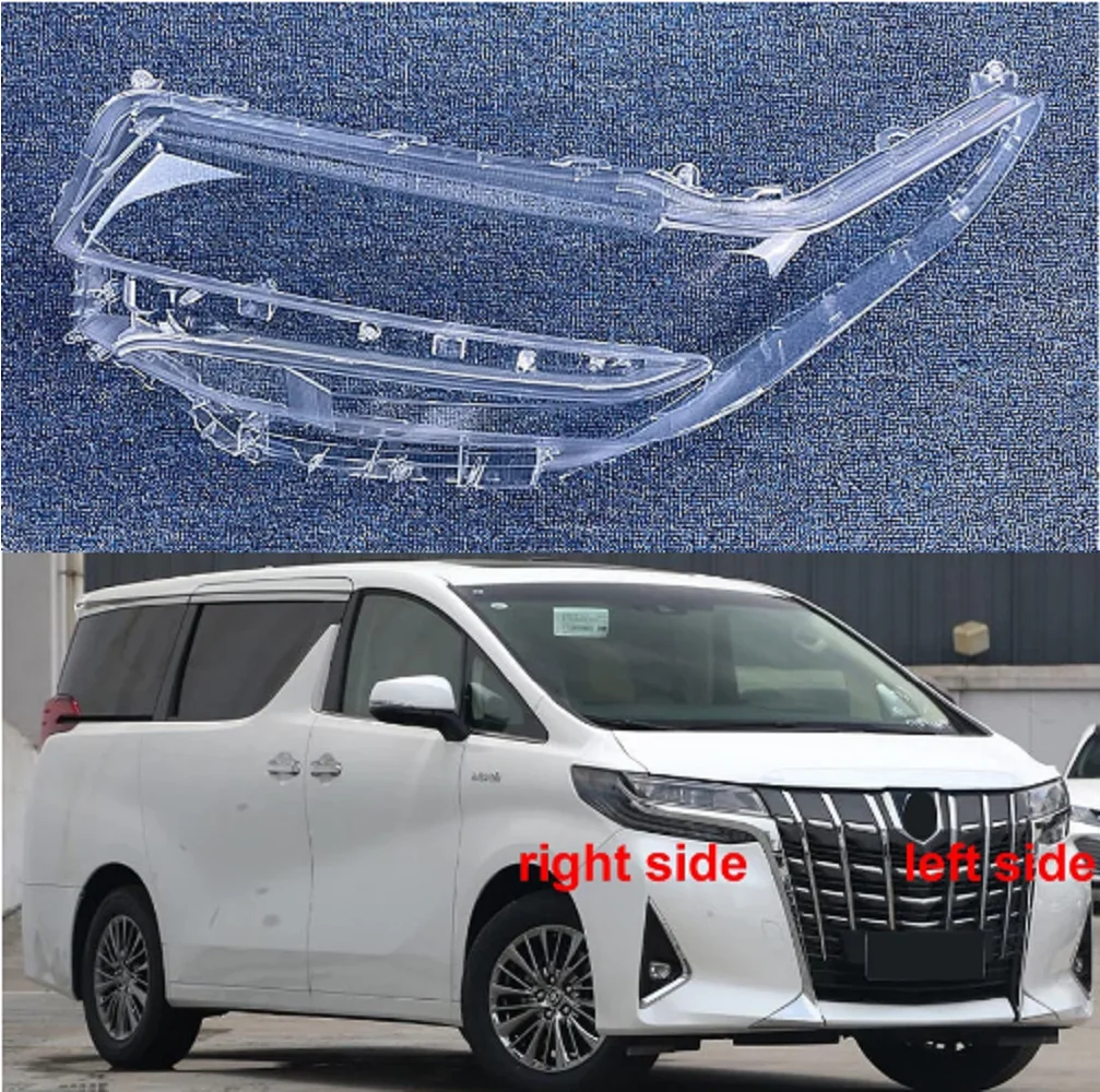 Headlight Cover For Toyota Alphard 2018 2019 2020 2021 2022 Headlamp ...