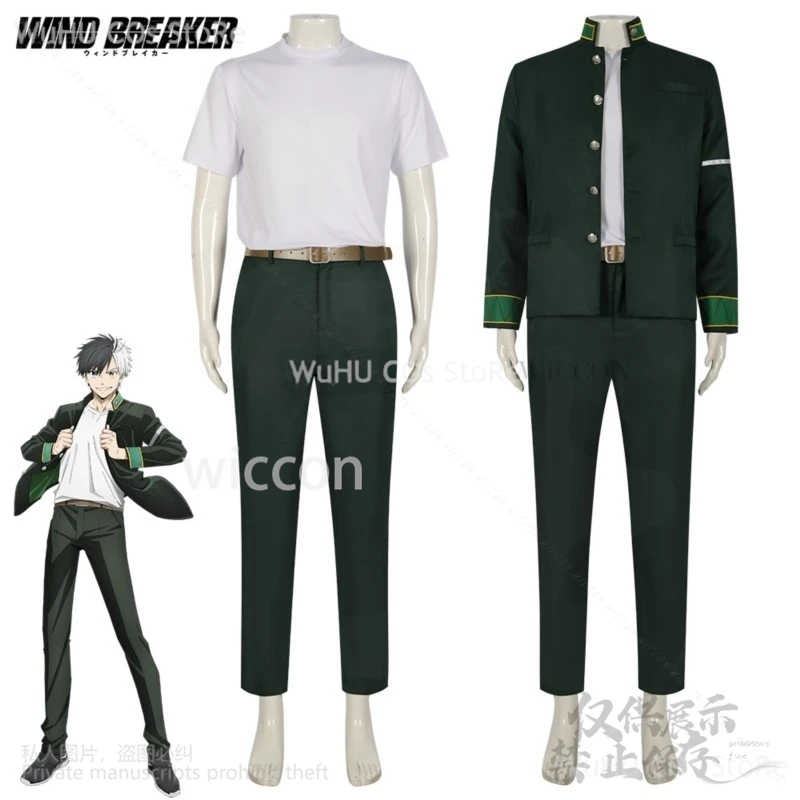 Anime WIND BREAKER DK Trench School Uniform For Halloween Christmas ...