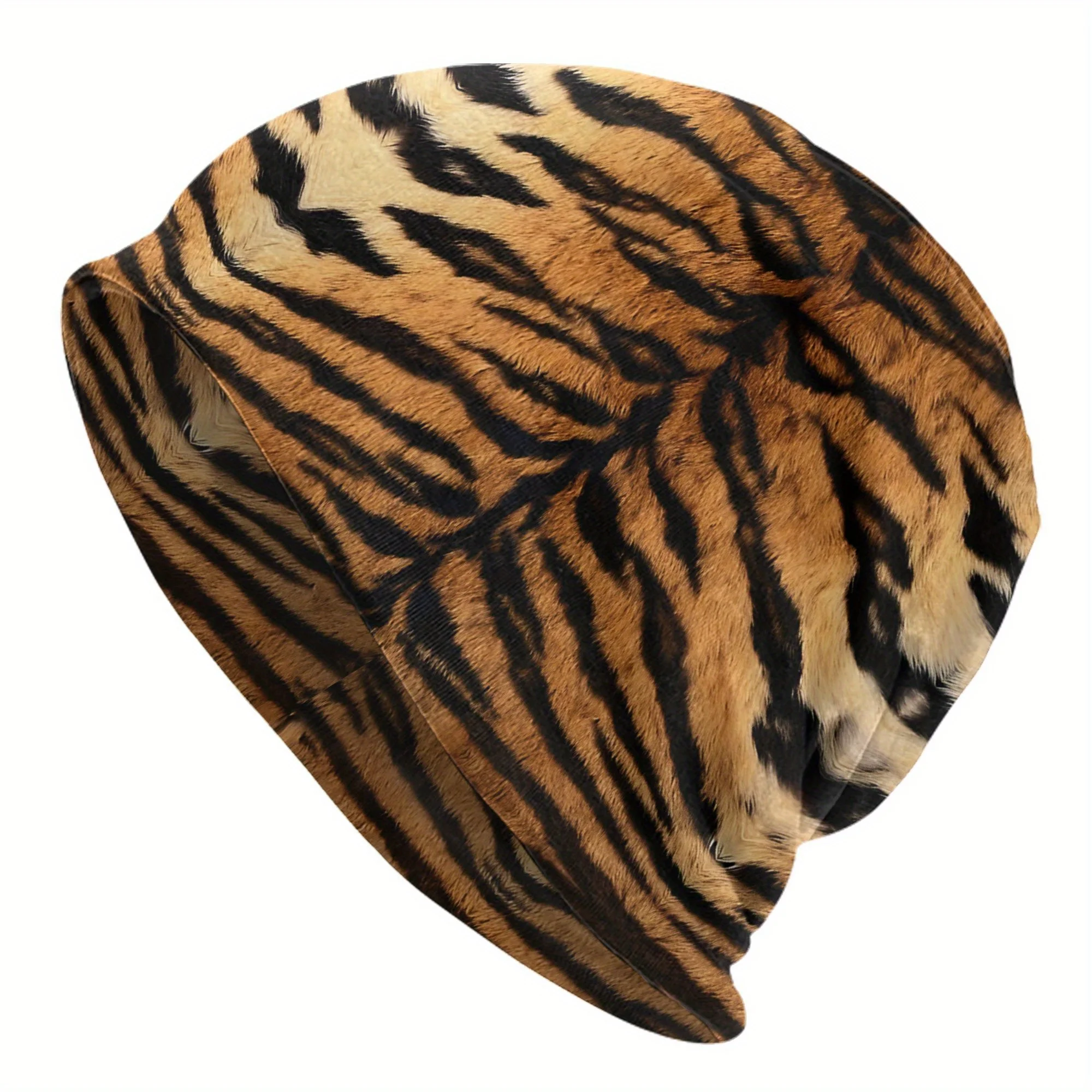 Men'S Breathable Tiger Print Beanie - Stylish Chemotherapy Cap for ...