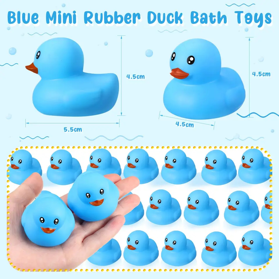Patitos De Goma Azules