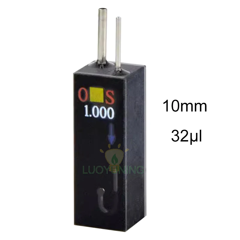 Quartz-Cuvettes-Flow-Cell-Optical-Path-10mm-Capacity-32-l-Colorimetric ...