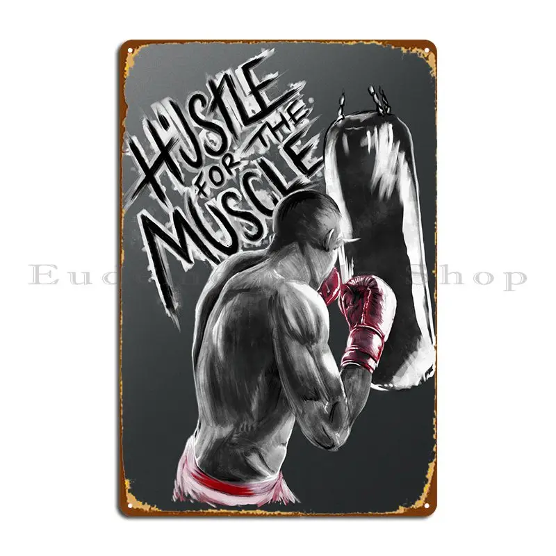 Hustle-For-The-Muscle-Metal-Sign-Design-Party-Plates-Design-Iron-Create ...
