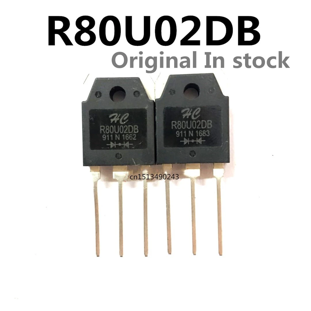 Original 5PCS/lot R80U02DB 80A/200V TO 3P|Transistors| - AliExpress