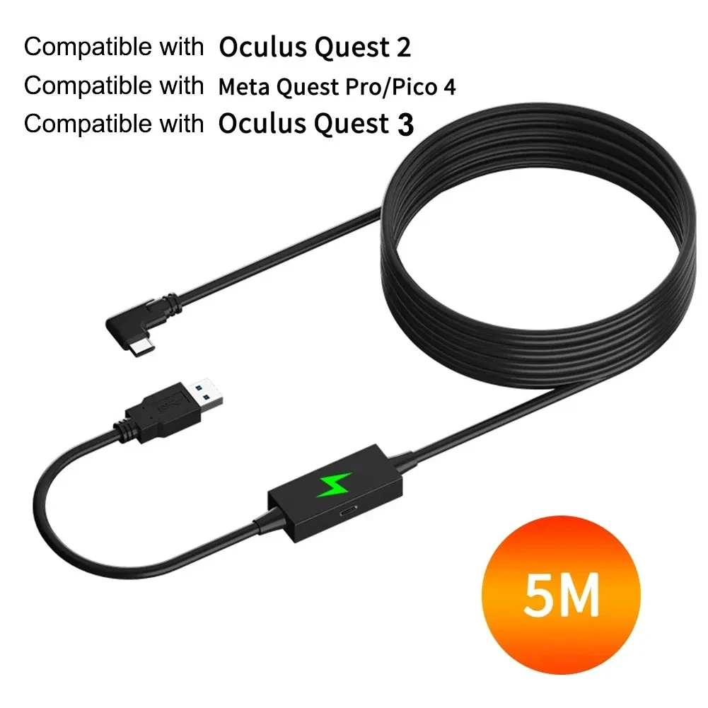 5Gbps-Data-Transfer-Charging-Cable-USB3-2-Gen1-to-Type-C-for-Oculus ...
