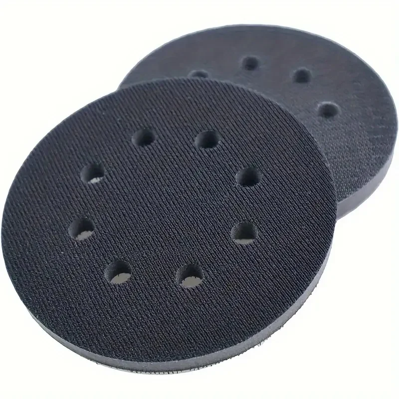 1Pc-5-Inch-125mm-Sanding-Disc-8-Holes-Soft-Sponge-Interface-Hook-Loop ...